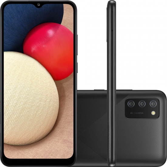 Smartphone Samsung Galaxy A02s 32GB 4G Wi-Fi Tela 6.5'' Dual Chip 3GB ...